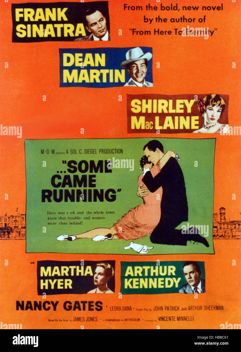 SOME CAME RUNNING, top from left: Frank Sinatra, Dean Martin, Shirley ...