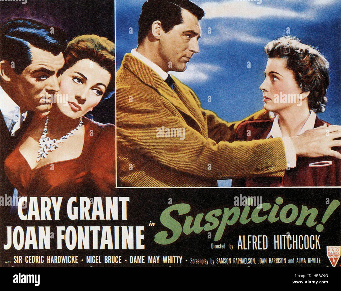 SUSPICION, Cary Grant, Joan Fontaine, 1941 Stock Photo - Alamy