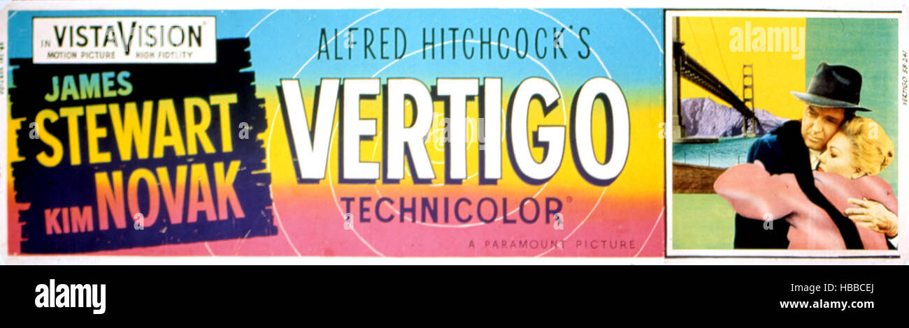 VERTIGO, James Stewart, Kim Novak, 1958 Stock Photo - Alamy