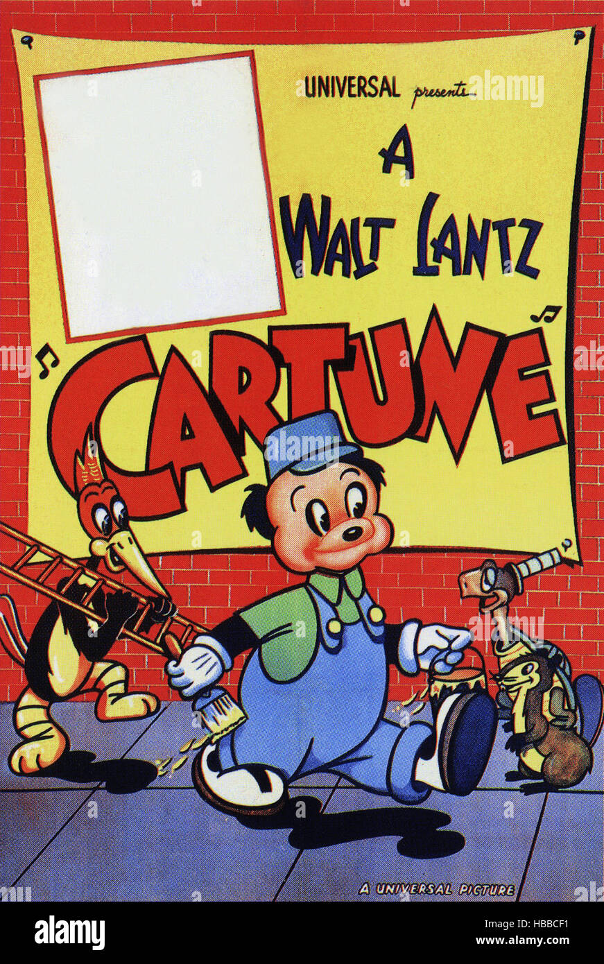A WALTER LANTZ CARTUNE, poster art for cartoon shorts by Walter Lantz ...