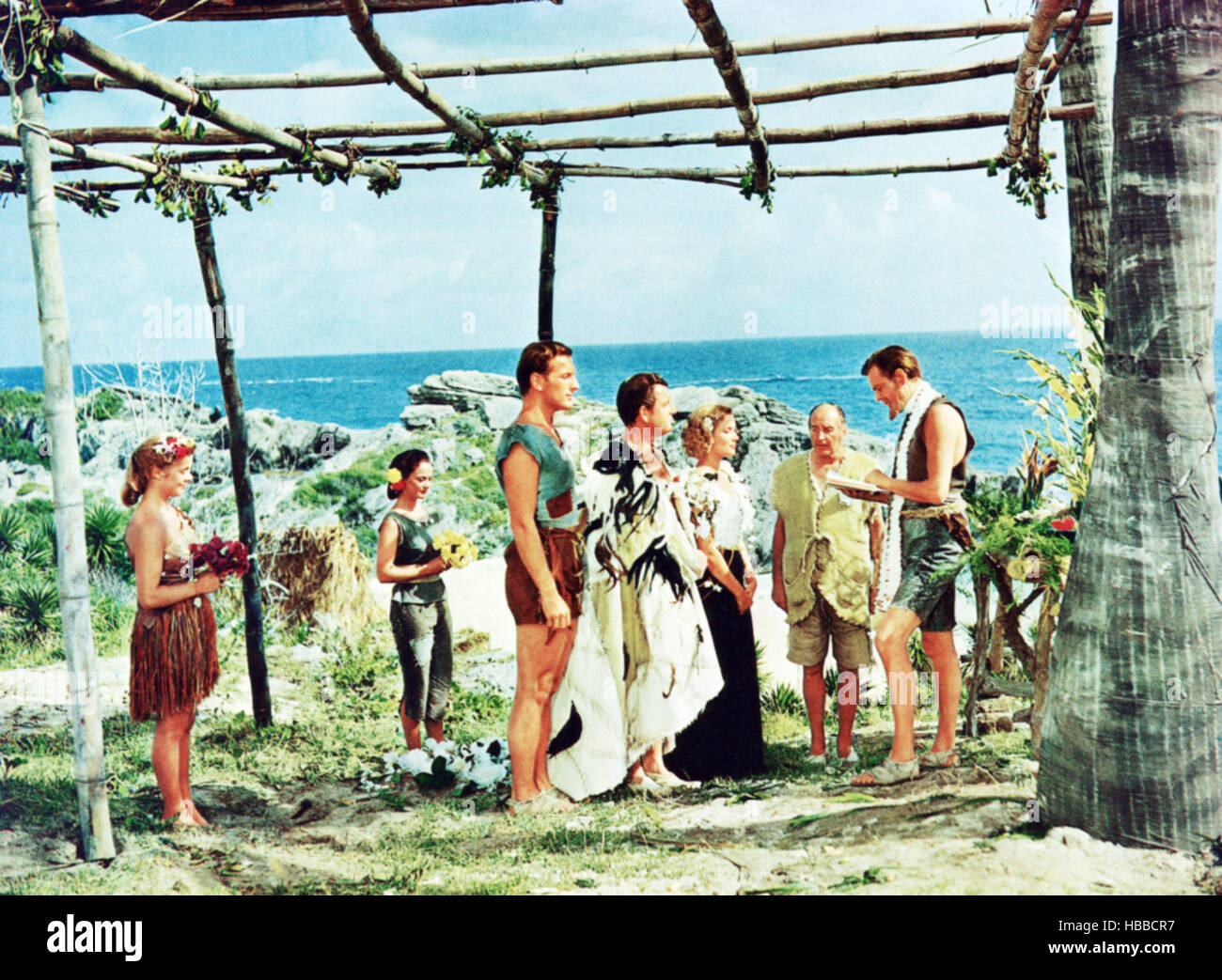 THE ADMIRABLE CRICHTON, (aka PARADISE LAGOON), left front to back ...