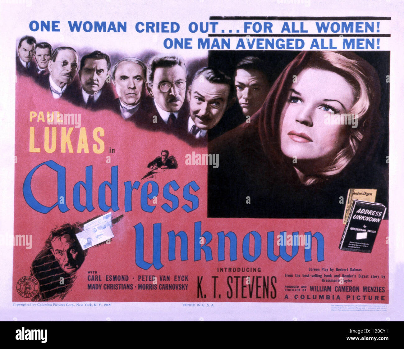 ADDRESS UNKNOWN, left, 3rd 4th, 5th and 6th: Charles Halton, Carl ...