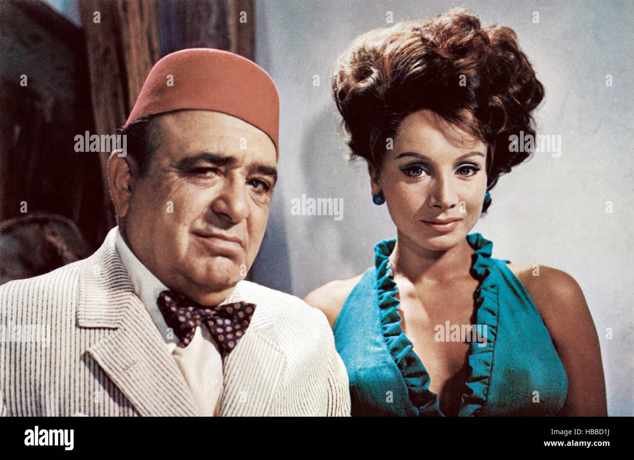 AFTER THE FOX, (aka CACCIA ALLA VOLPE), from left: Akim Tamiroff, Maria ...