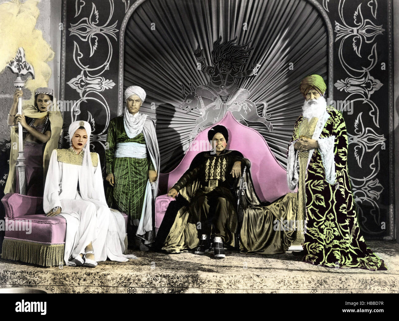 ALI BABA AND THE FORTY THIEVES, from left: Ramsay Ames, Maria Montez ...