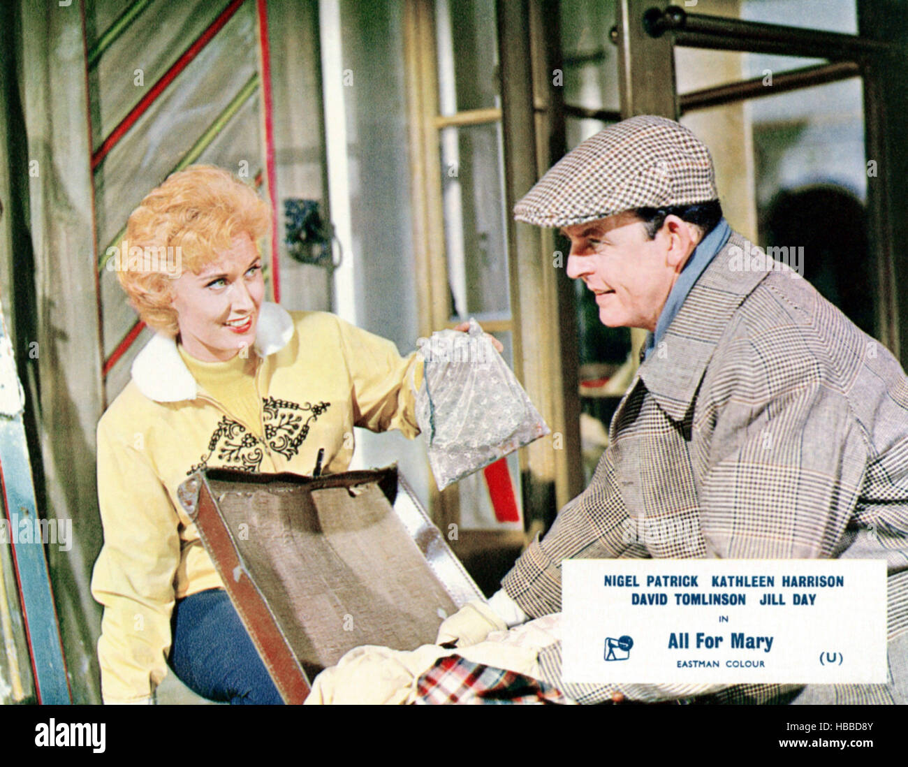 ALL FOR MARY, from left: Jill Day, David Tomlinson, 1955 Stock Photo ...