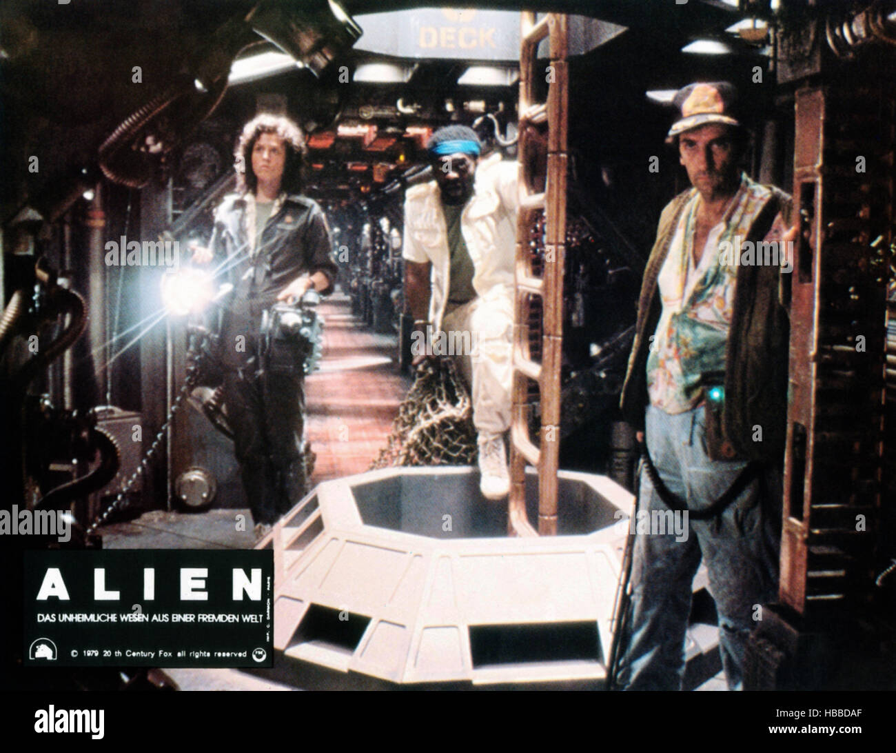 ALIEN, from left: Sigourney Weaver, Yaphet Kotto, Harry Dean Stanton ...