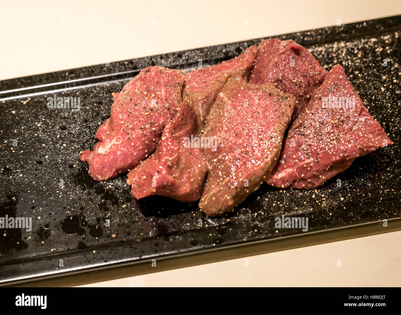 wagyu A5 Beef yakiniku Stock Photo - Alamy