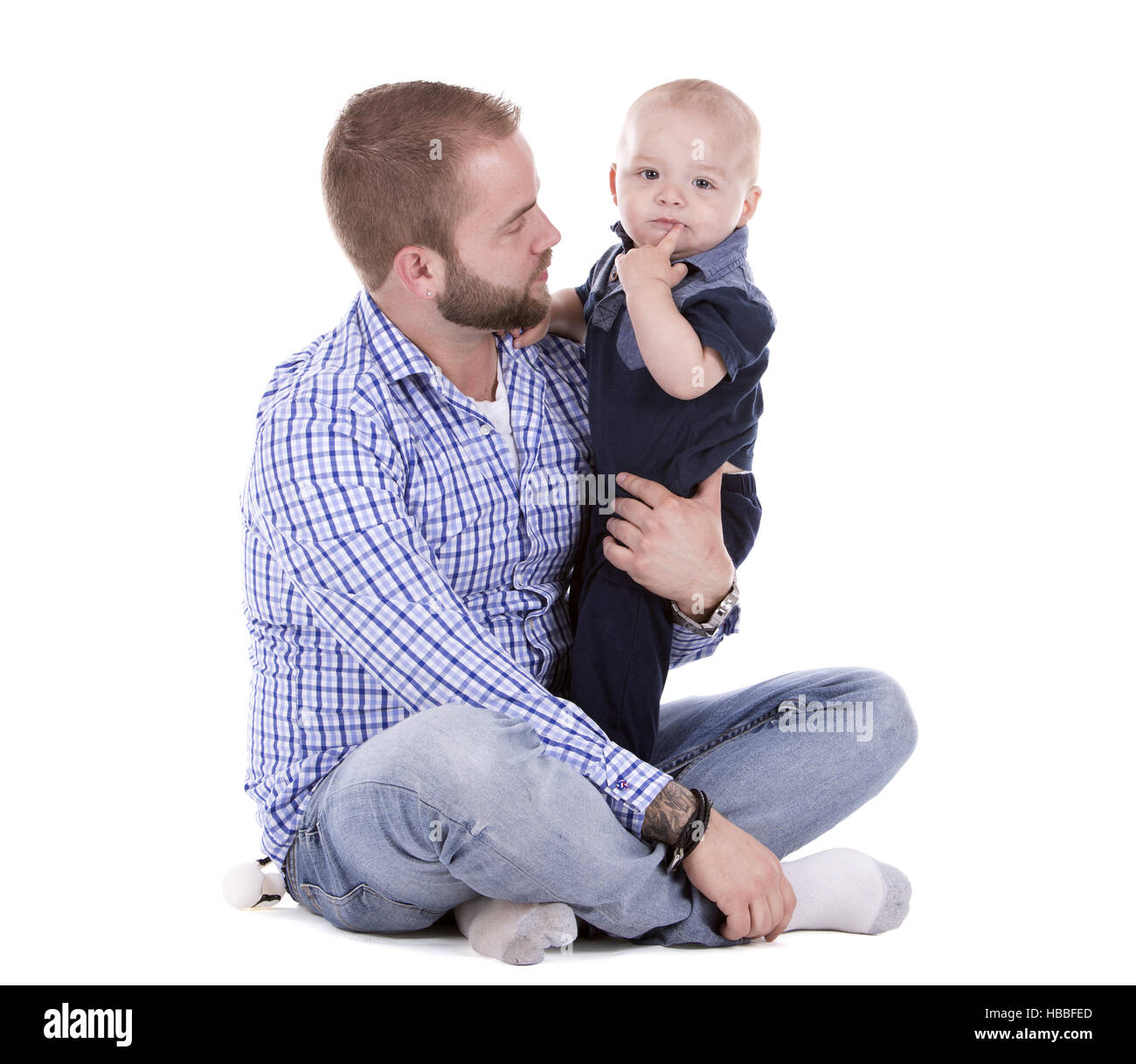 father and son Stock Photo - Alamy