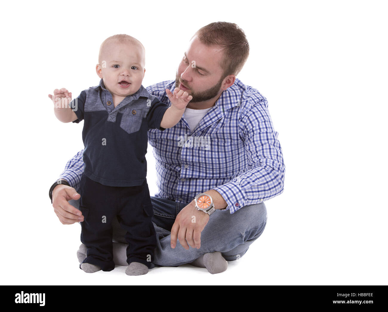 Father daughter son together Cut Out Stock Images & Pictures - Alamy