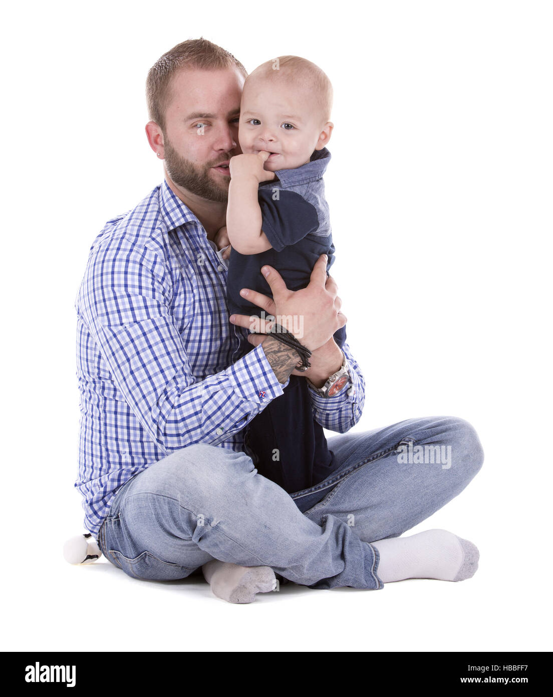 Father daughter son together Cut Out Stock Images & Pictures - Alamy