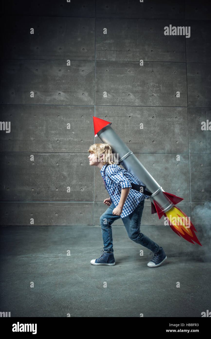 Flying boy hi-res stock photography and images - Alamy