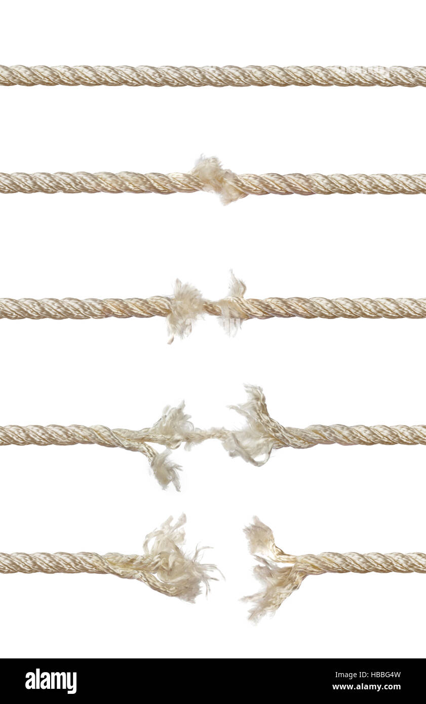 Set of ropes Stock Photo - Alamy