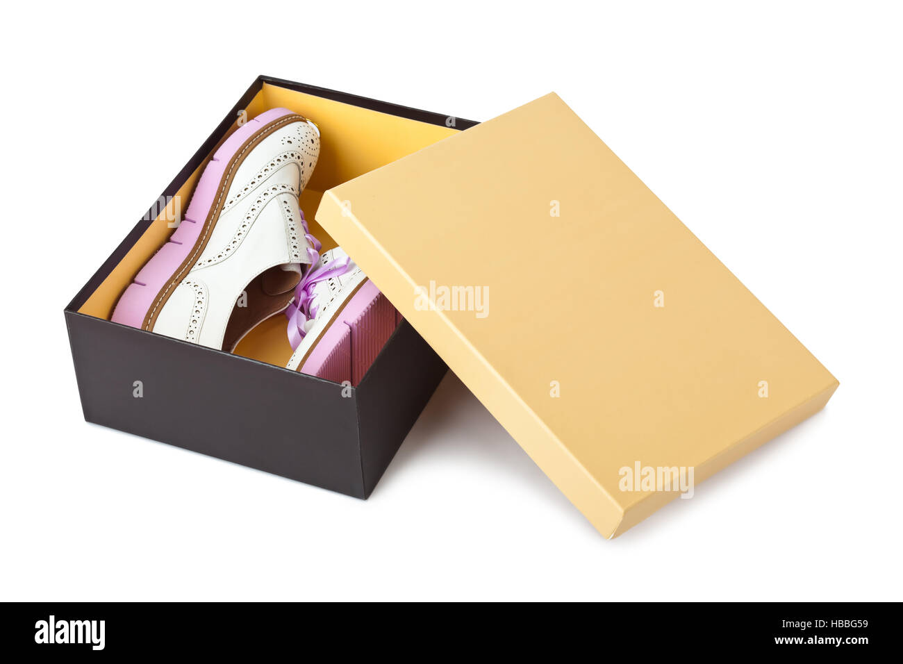 Sneakers in box Stock Photo - Alamy