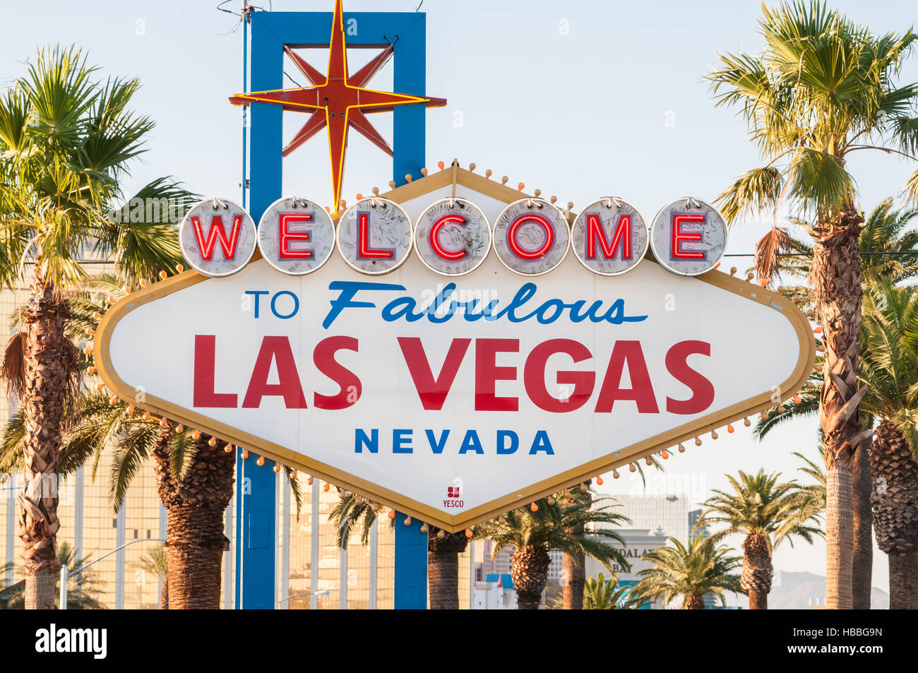 Famous las vegas sign hi-res stock photography and images - Alamy