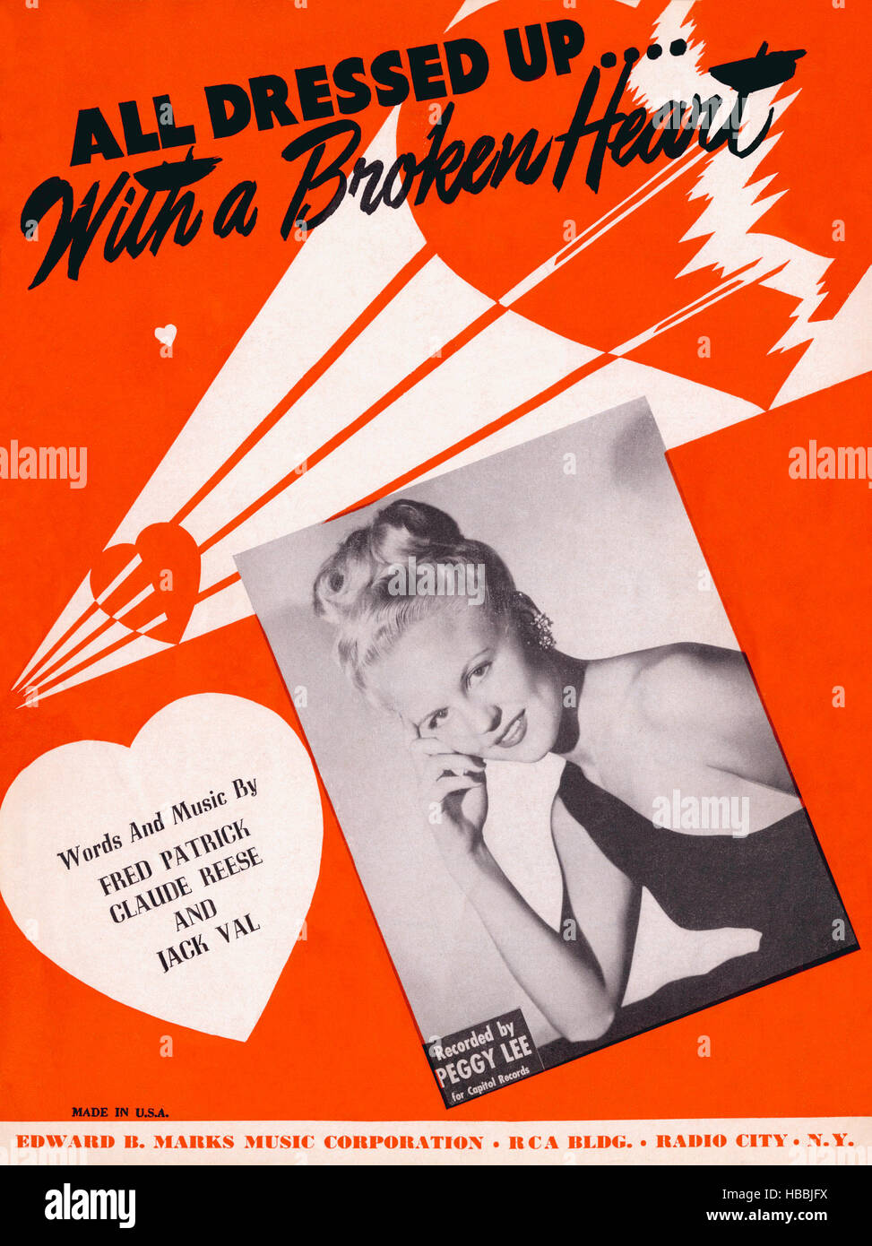 All Dressed Up With A Broken Heart, by Fred Patrick, Claude Reese and ...