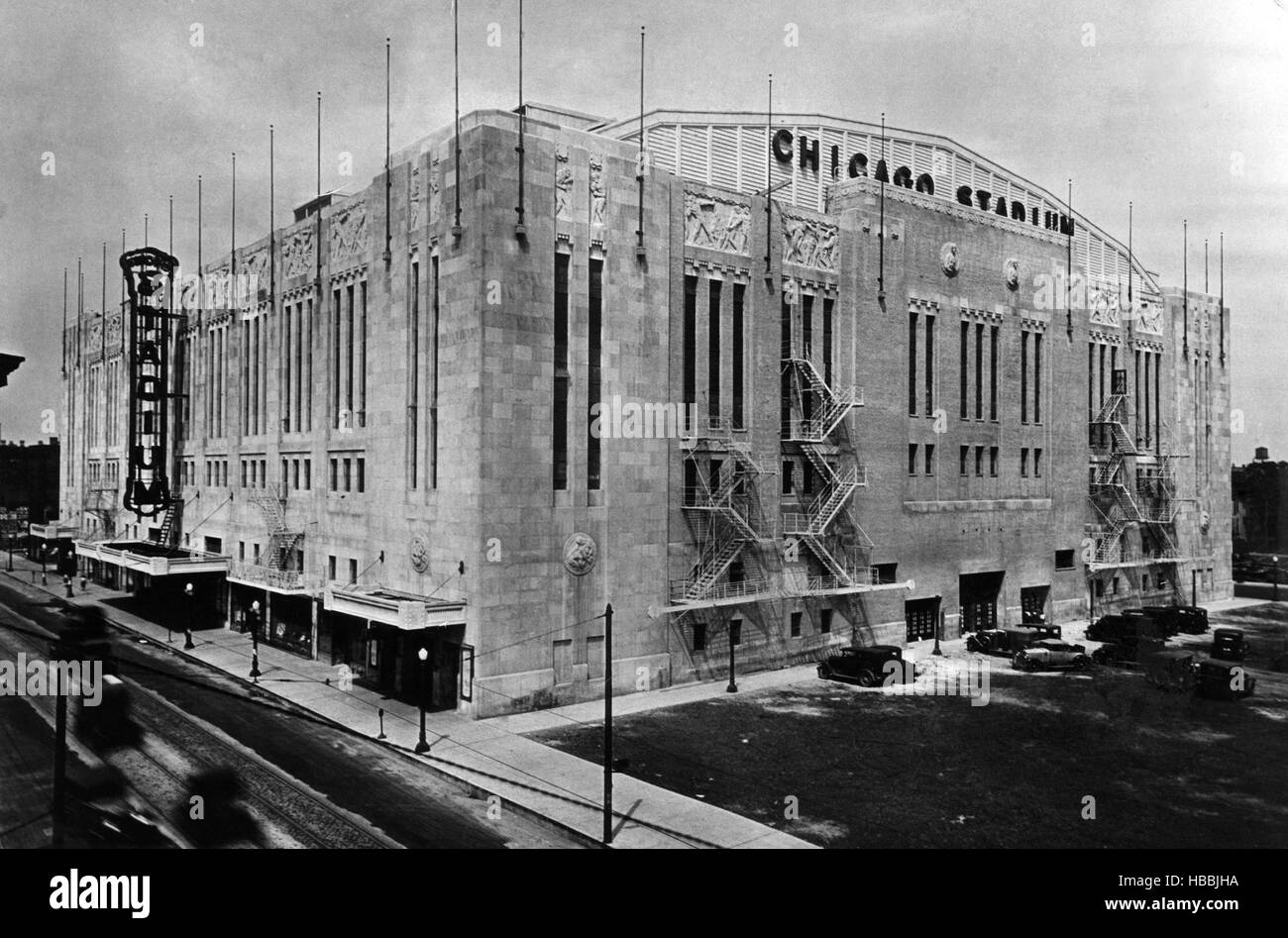 Chicago Stadium, Chicago, Illinois, circa 1931 Stock Photo - Alamy