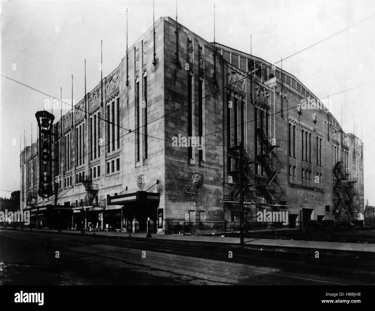 Chicago Stadium, Chicago, Illinois, circa 1931 Stock Photo - Alamy