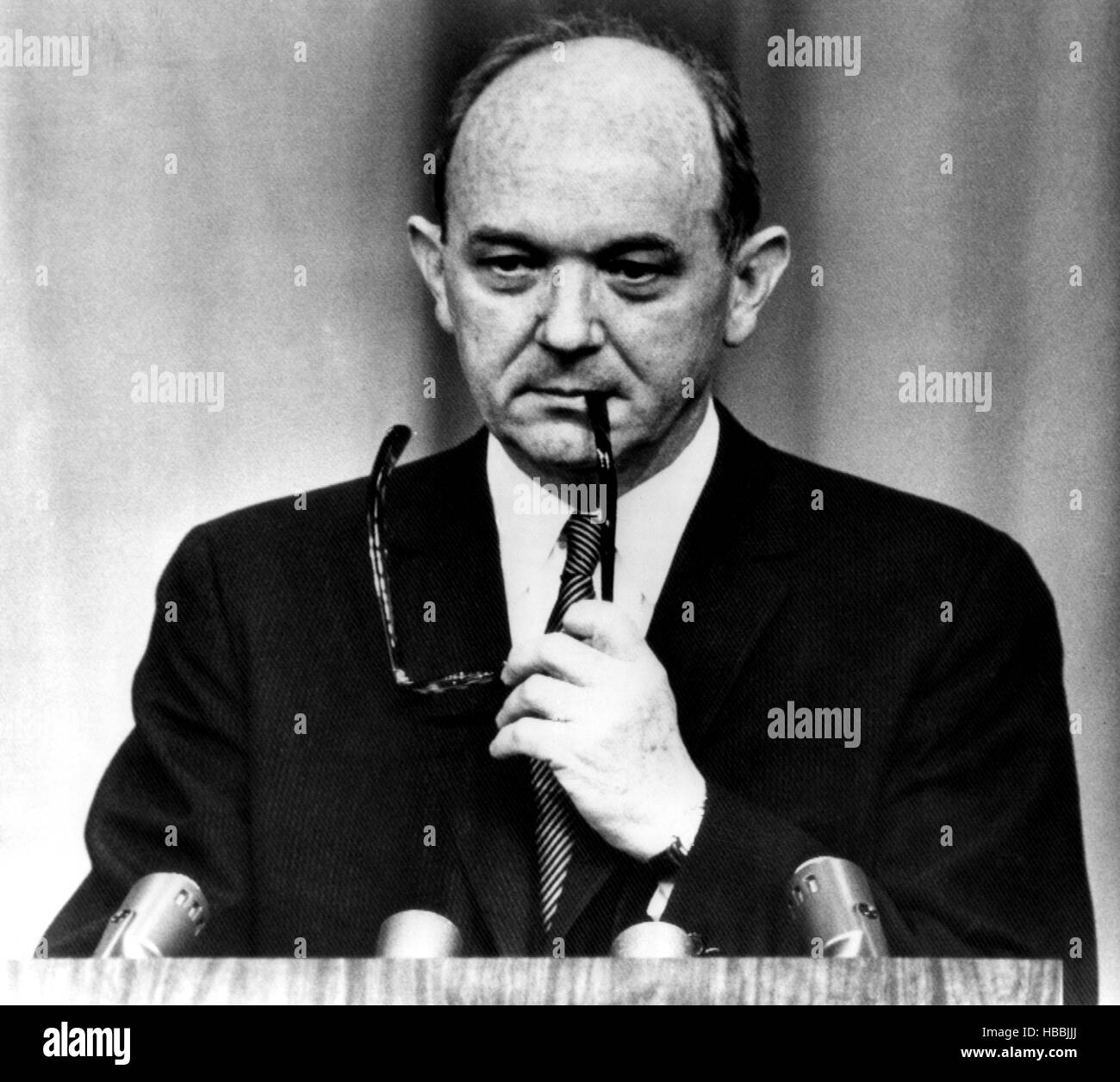 Dean Rusk, U.S. Secretary of State, 1961-1969 (1961 photo Stock Photo ...