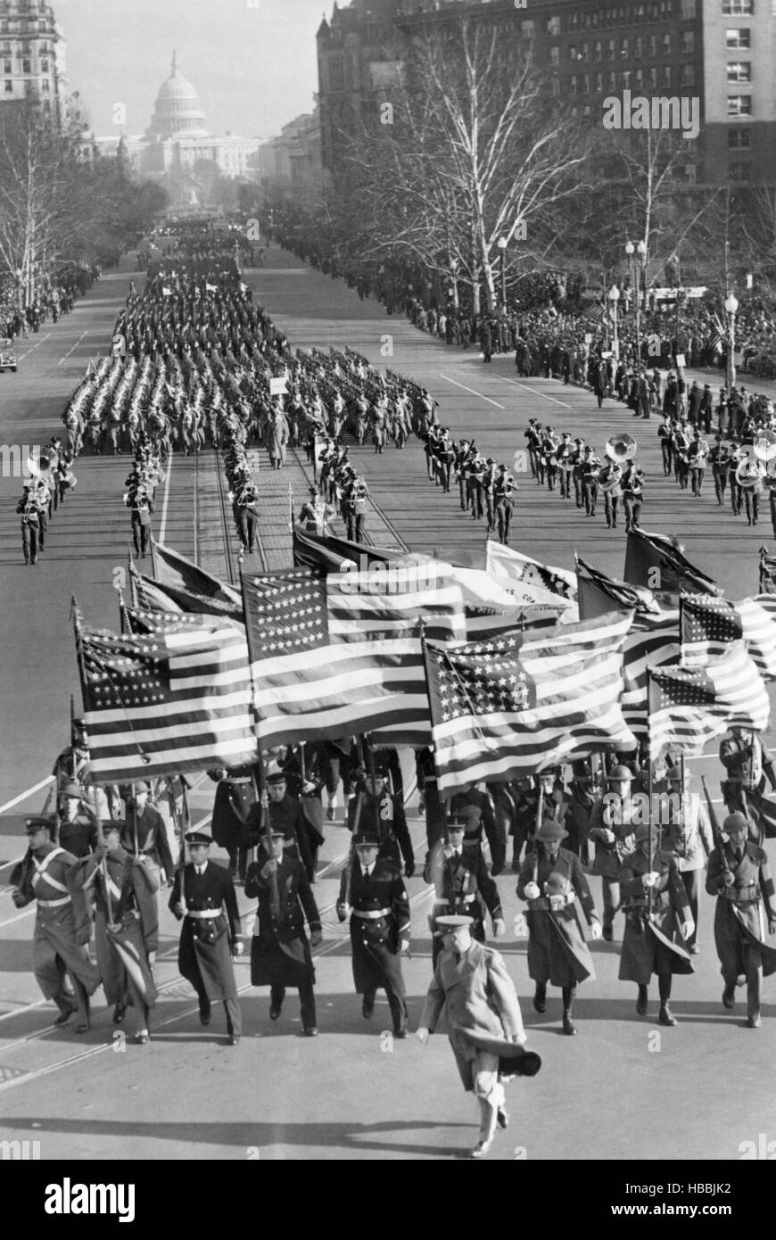 A parade celebrating the third inauguration of President Franklin D ...