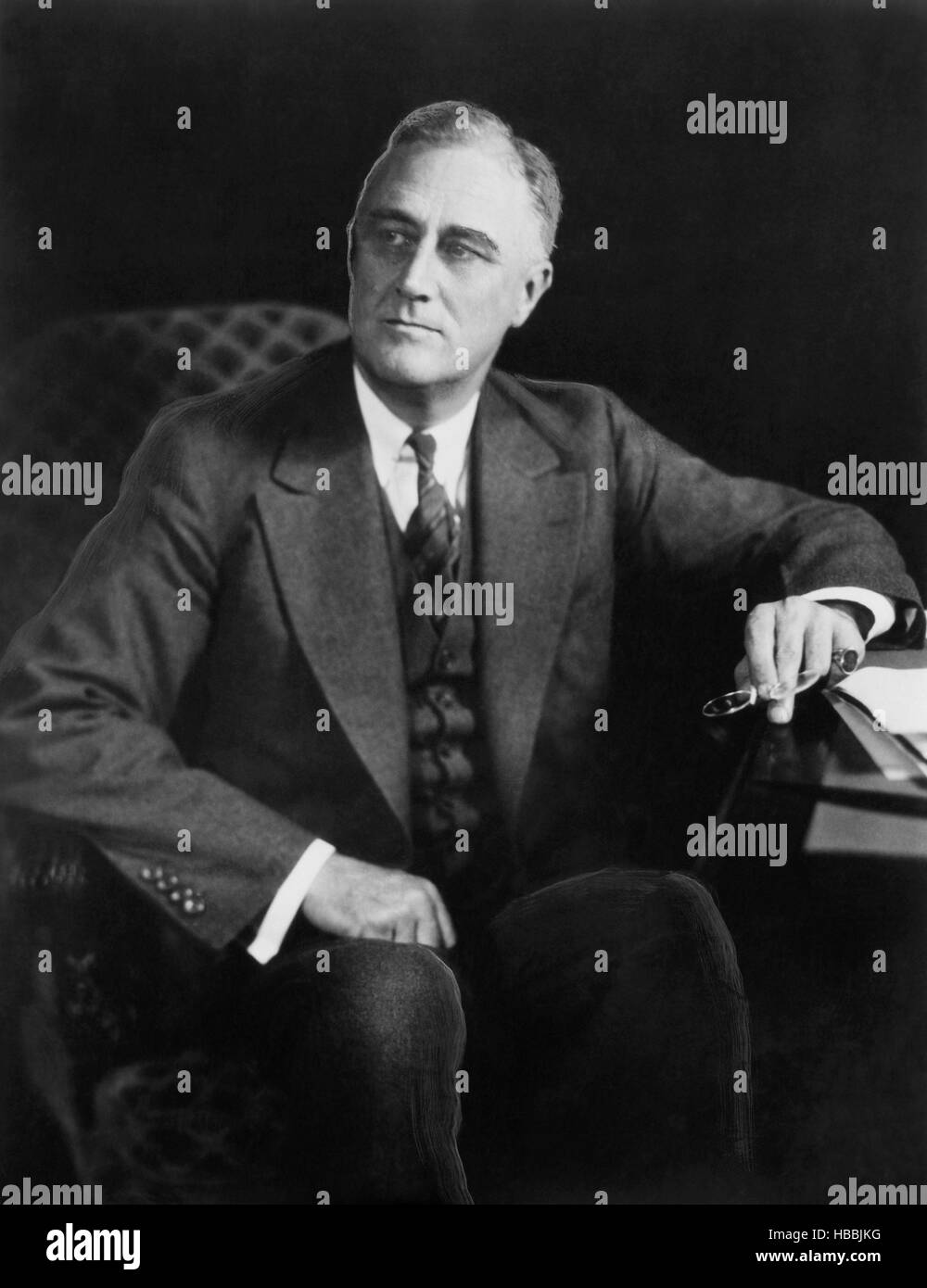 President Franklin D. Roosevelt (1882-1945), U.S. President 1933-1945 ...