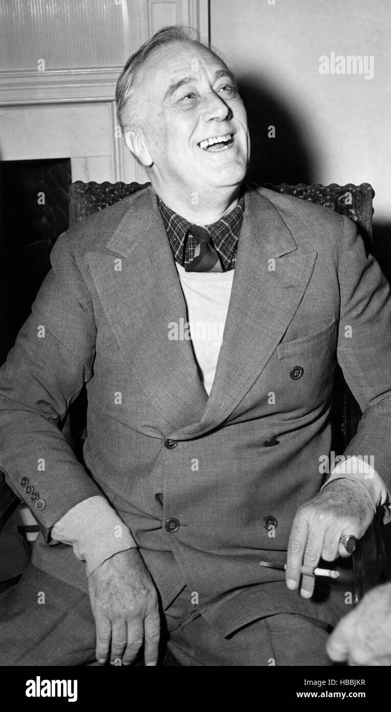 President Franklin D. Roosevelt (1882-1945), U.S. President 1933-1945 ...