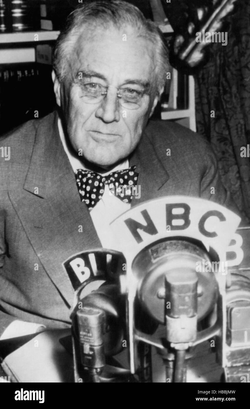 President Franklin D. Roosevelt (1882-1945), U.S. President 1933-1945 ...