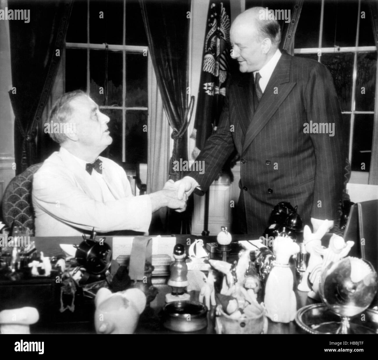 President Franklin D. Roosevelt, meets Polish Premier Stanislaw ...