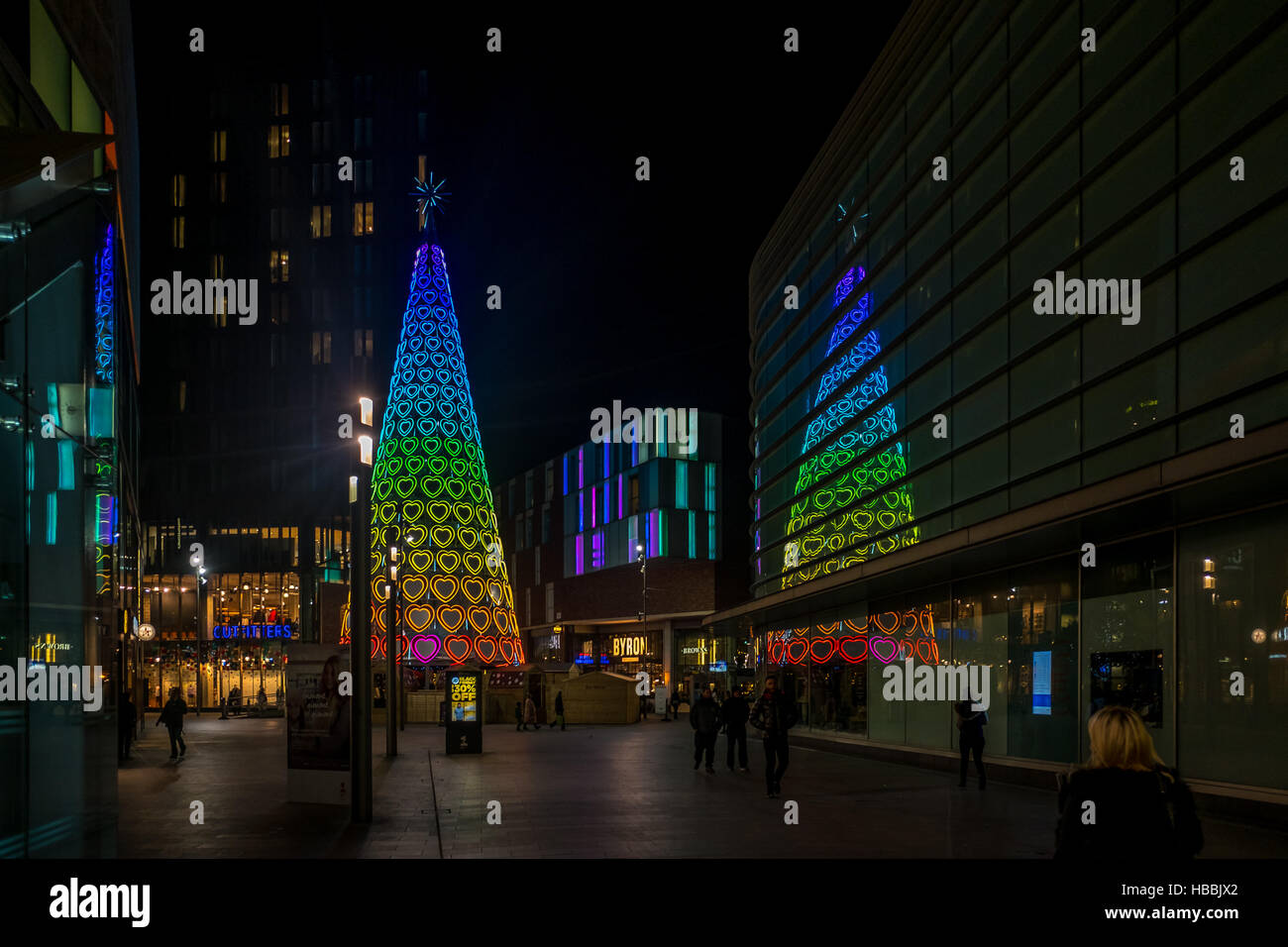 Liverpool christmas lights hi-res stock photography and images - Alamy