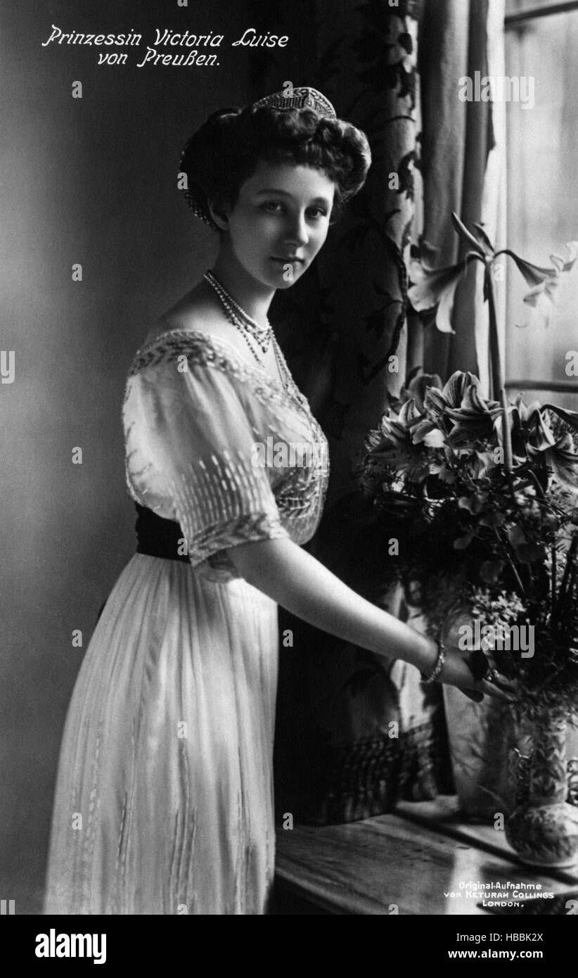 Princess Victoria Louise of Prussia, daughter of Kaiser Wilhelm II ...