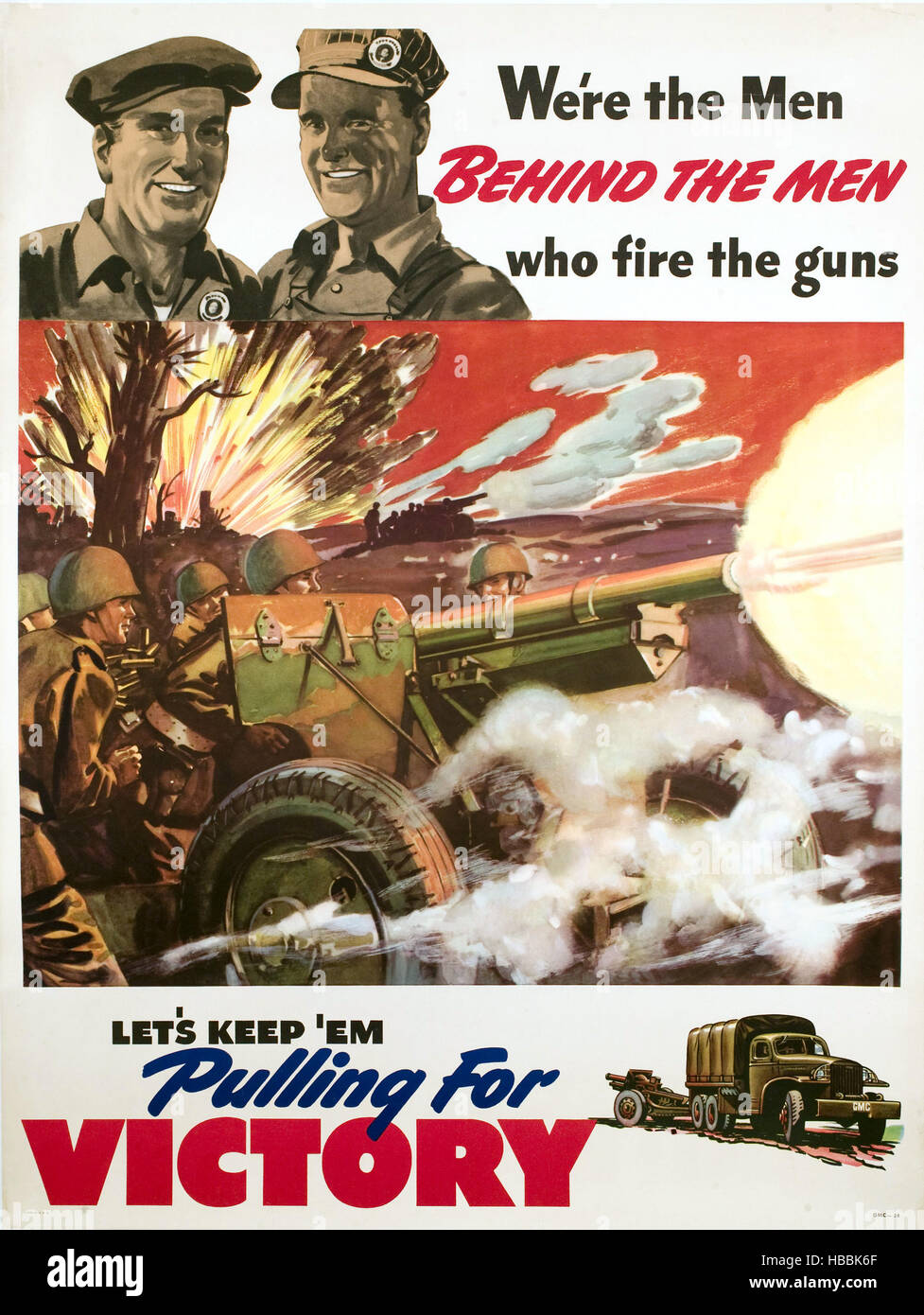 World War II Propaganda Posters. Promotion of mechanics and behind-the ...