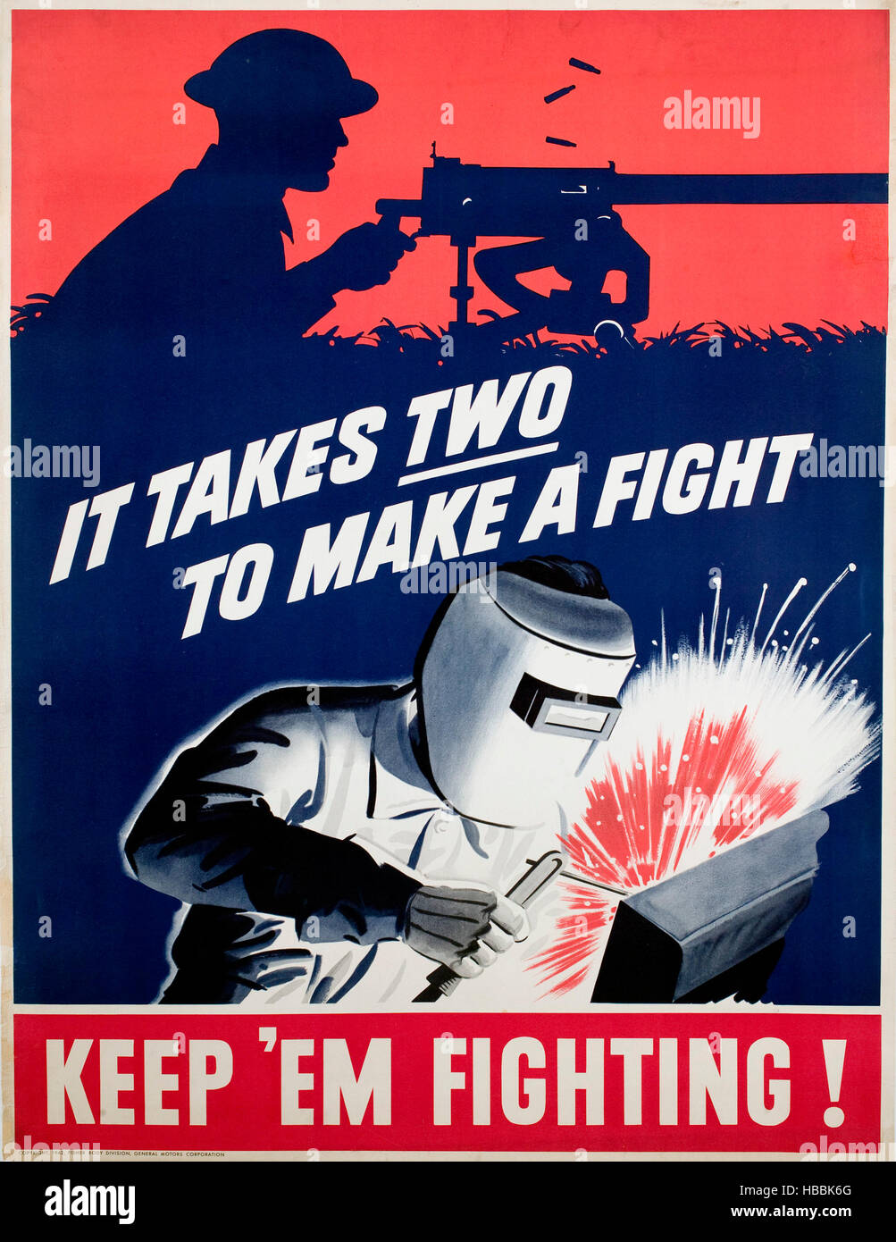 World War II Propaganda Posters. Promotion of mechanics and behind-the ...