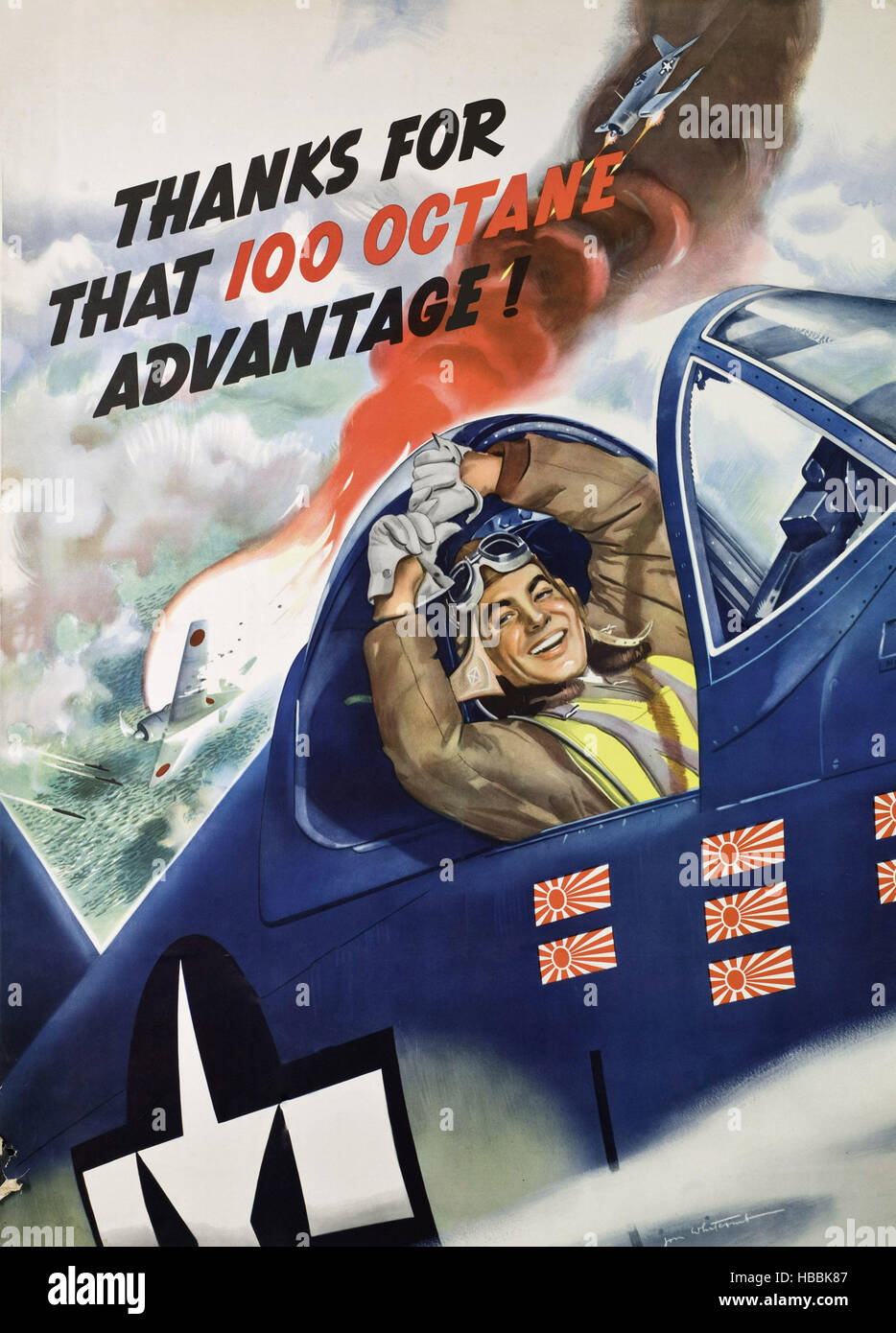 Japanese propaganda poster world war hi-res stock photography and ...