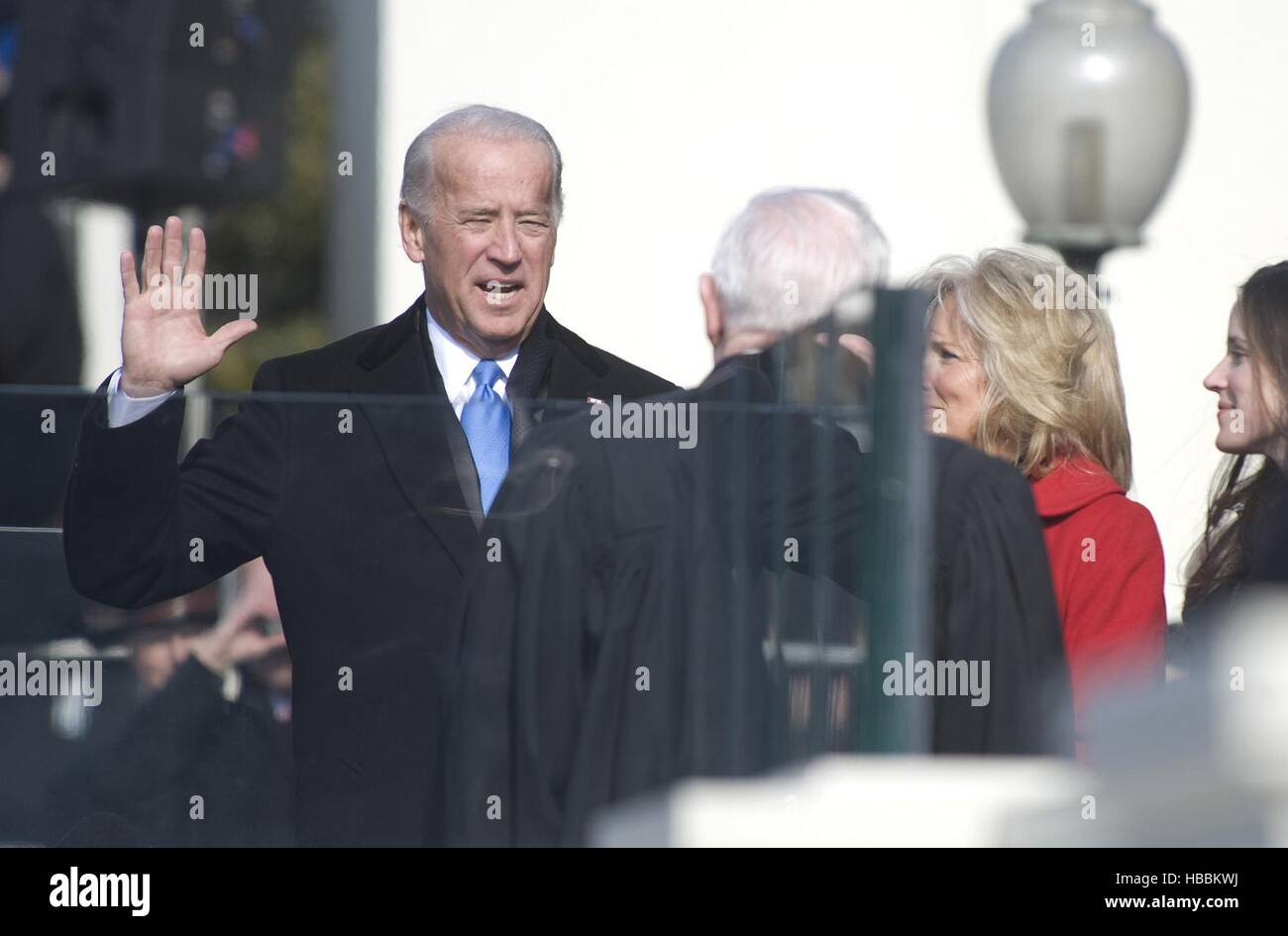 Vice President Joe Biden takes the oath of office at the 56th ...