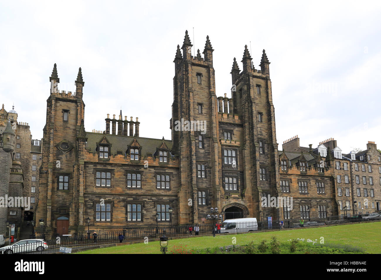 Edinburgh, Free Church New College Stock Photo - Alamy