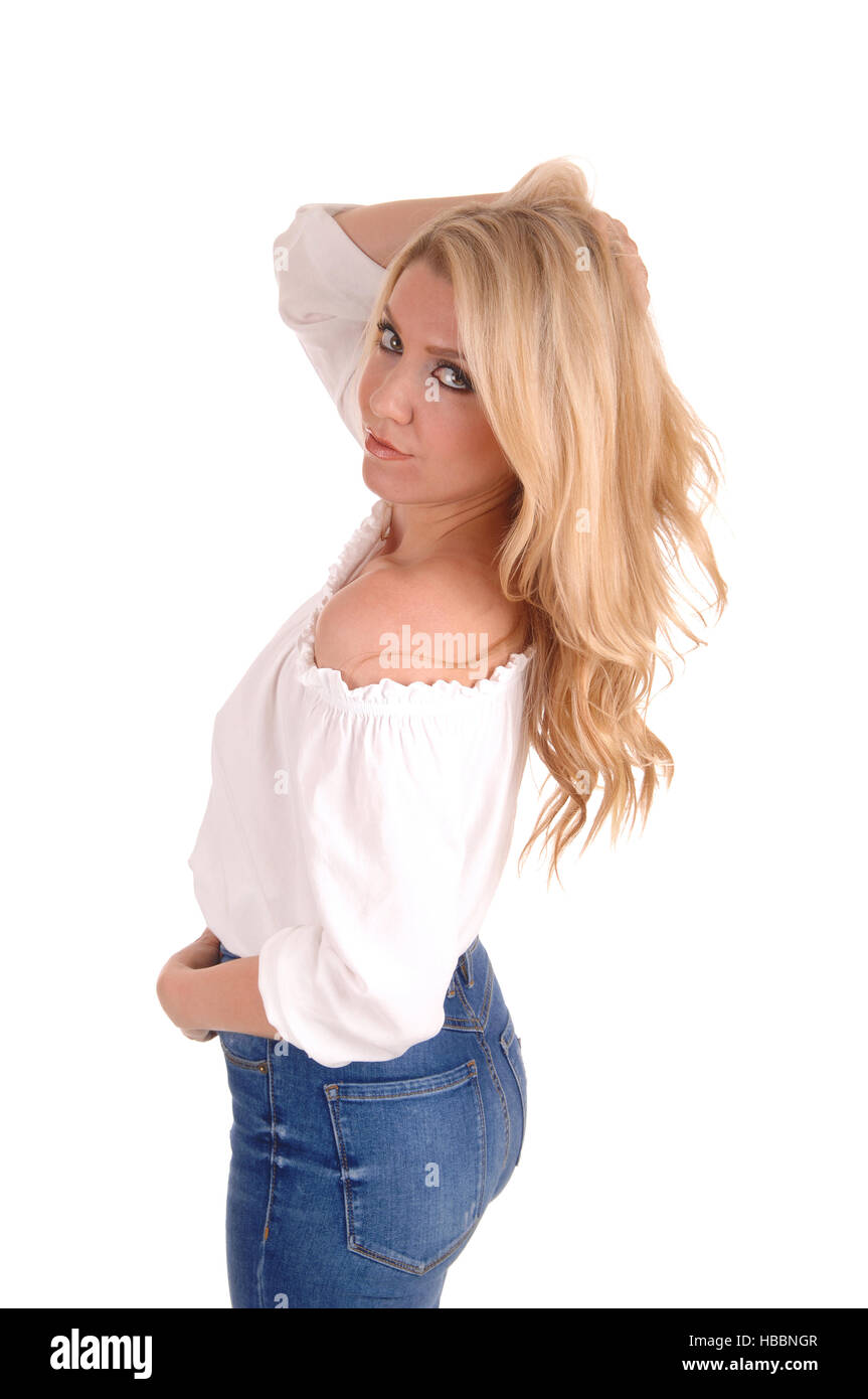 Beautiful woman from above Stock Photo - Alamy