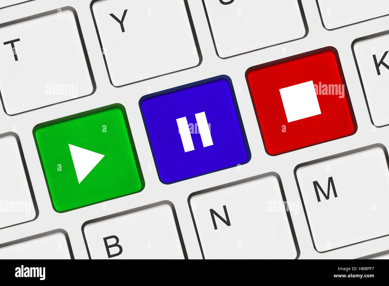 Pause button remote control hi-res stock photography and images - Alamy