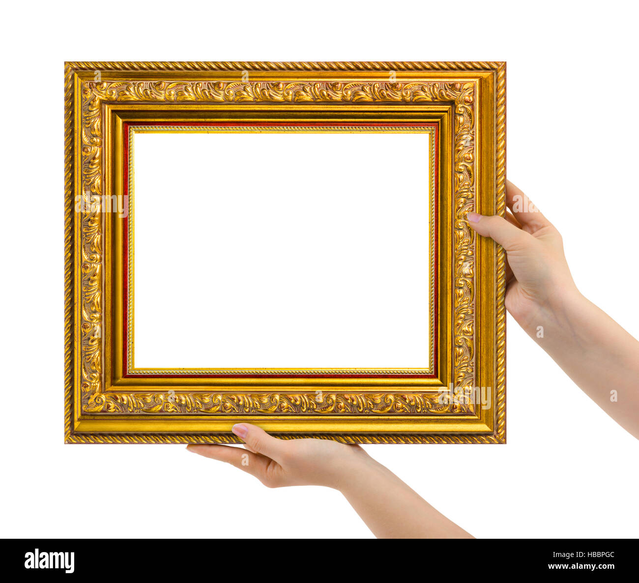 Frame in hands Stock Photo - Alamy