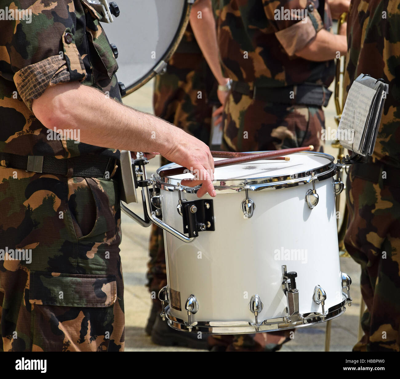 Musician drummer military uniform hi-res stock photography and images ...