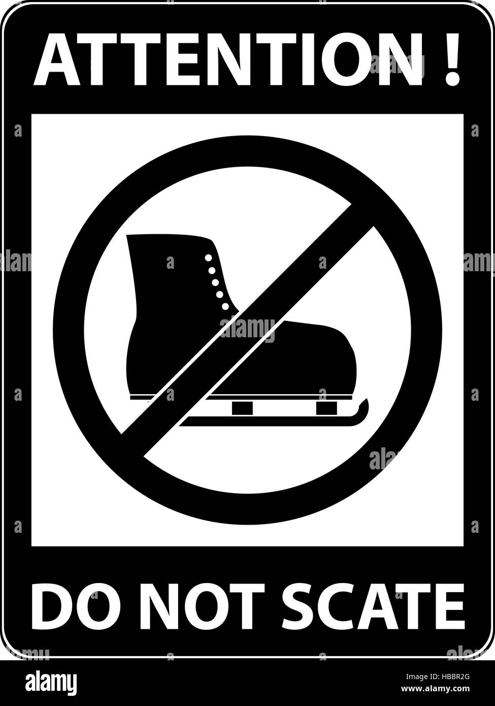 Ice warning sign Black and White Stock Photos & Images - Alamy
