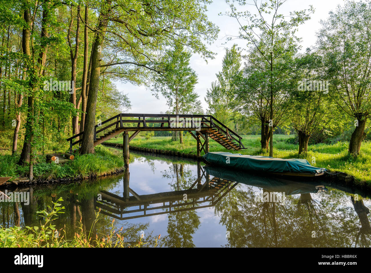 Spreewald punt boat hi-res stock photography and images - Alamy