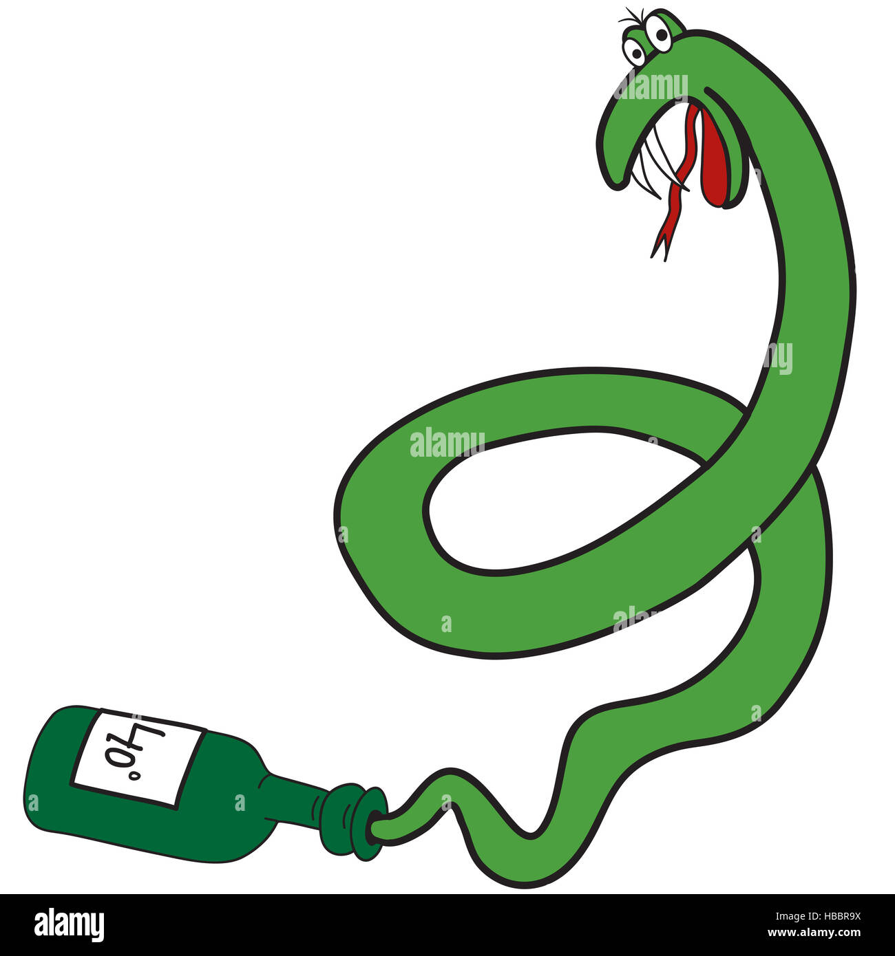 Bottle snake Cut Out Stock Images & Pictures - Alamy