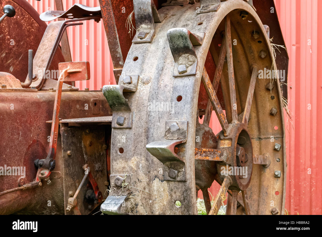 Steel wheel tractor hi-res stock photography and images - Alamy