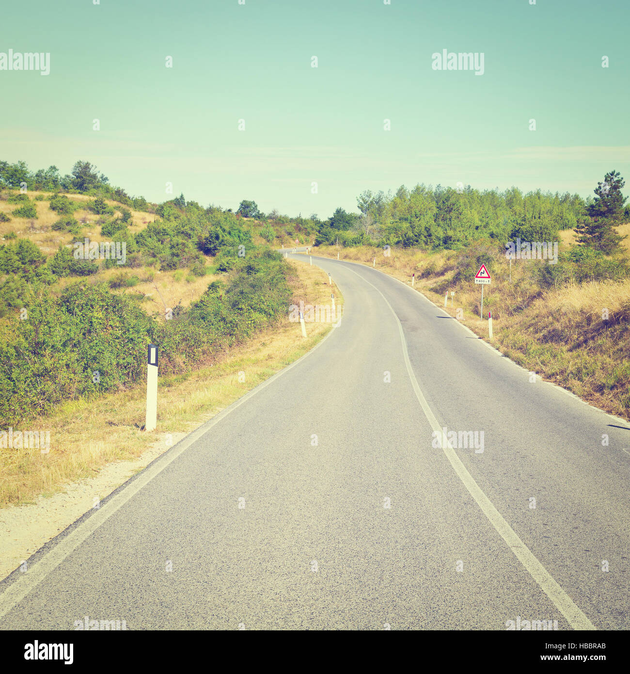 Instagram filter and road sign hi-res stock photography and images - Alamy