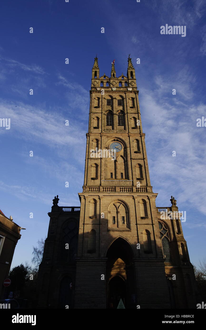 warwick, church, st, marys, england, uk, architecture, building, tower ...