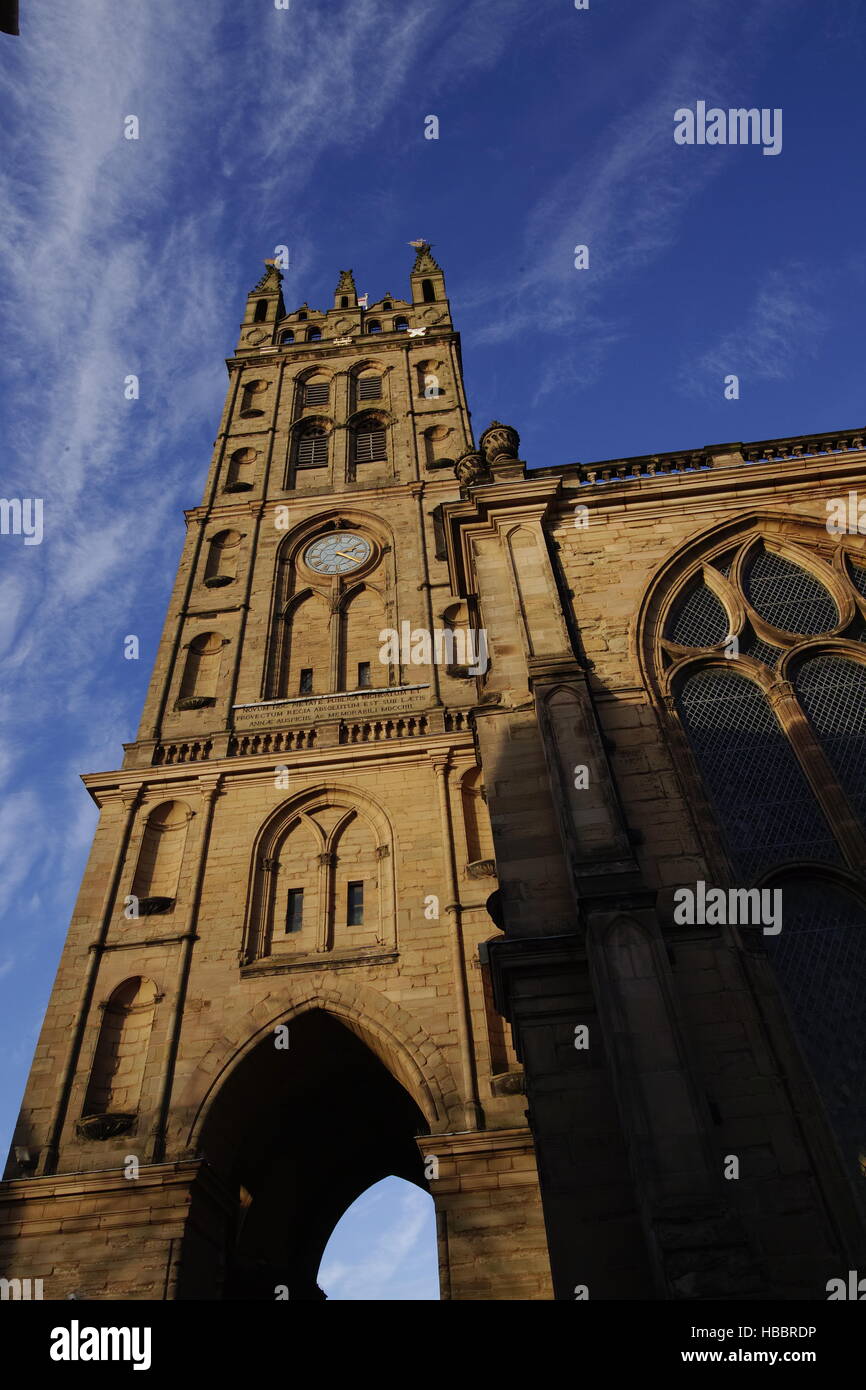 warwick, church, st, marys, england, uk, architecture, building, tower ...