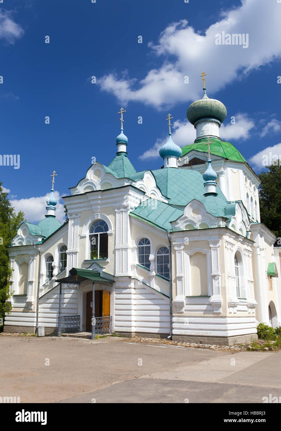 Tikhvin Assumption Monastery Stock Photo - Alamy