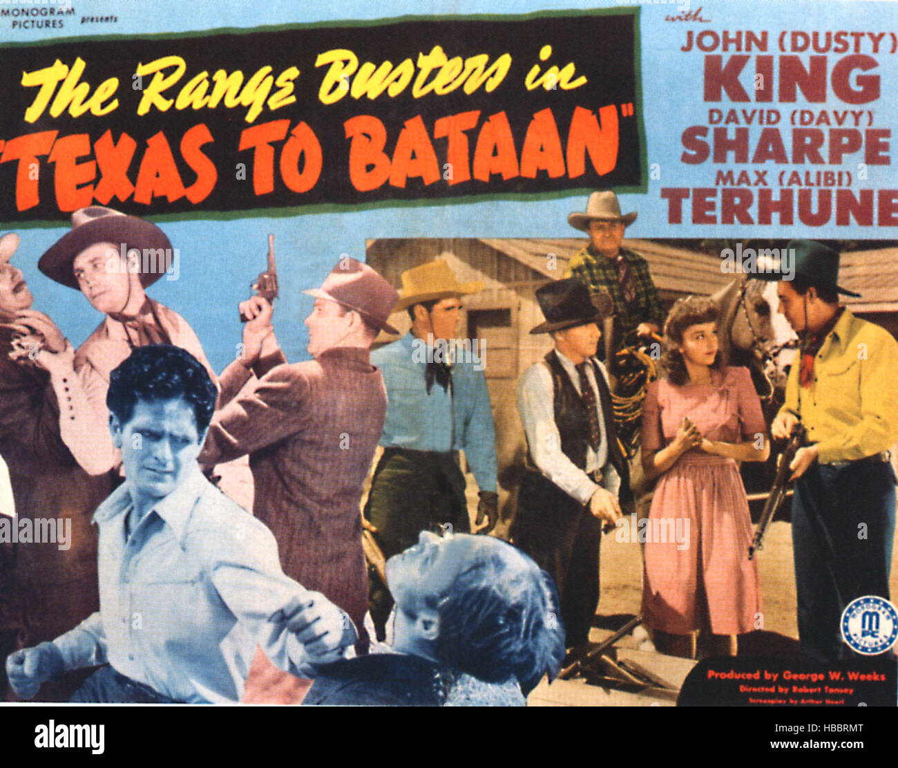TEXAS TO BATAAN, John King, David Sharpe, Max Terhune, Marjorie Manners ...