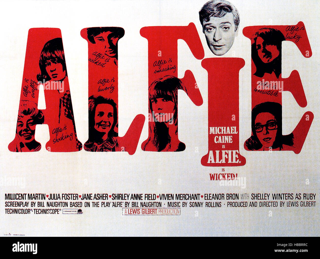 ALFIE, Michael Caine, 1966 Stock Photo - Alamy