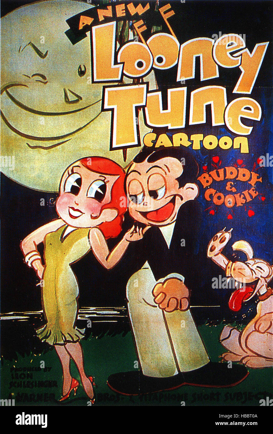 BUDDY & COOKIE, poster art for Looney Tune animated shorts, from left ...