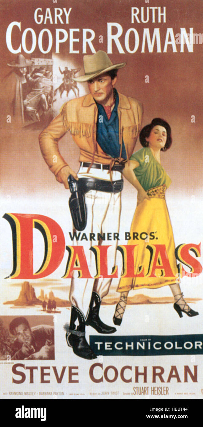 DALLAS, Gary Cooper, Ruth Roman, 1950 Stock Photo - Alamy